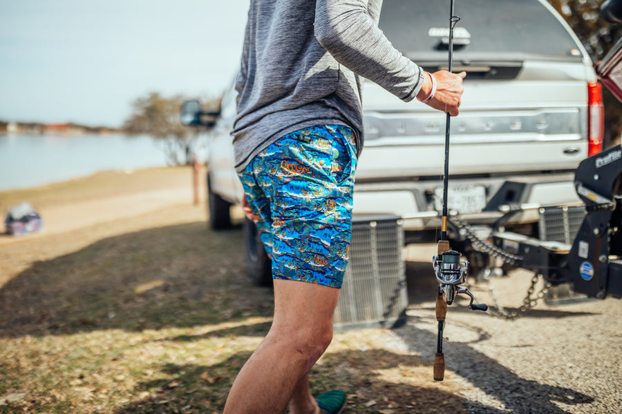 Grafitti Fish (More Than Just) Boat Shorts – Googan Squad