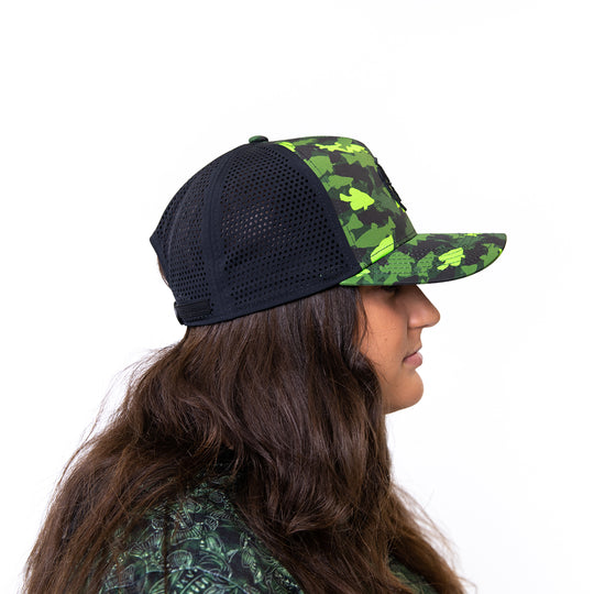 Googan Fish Camo Perforated Snapback – Googan Squad