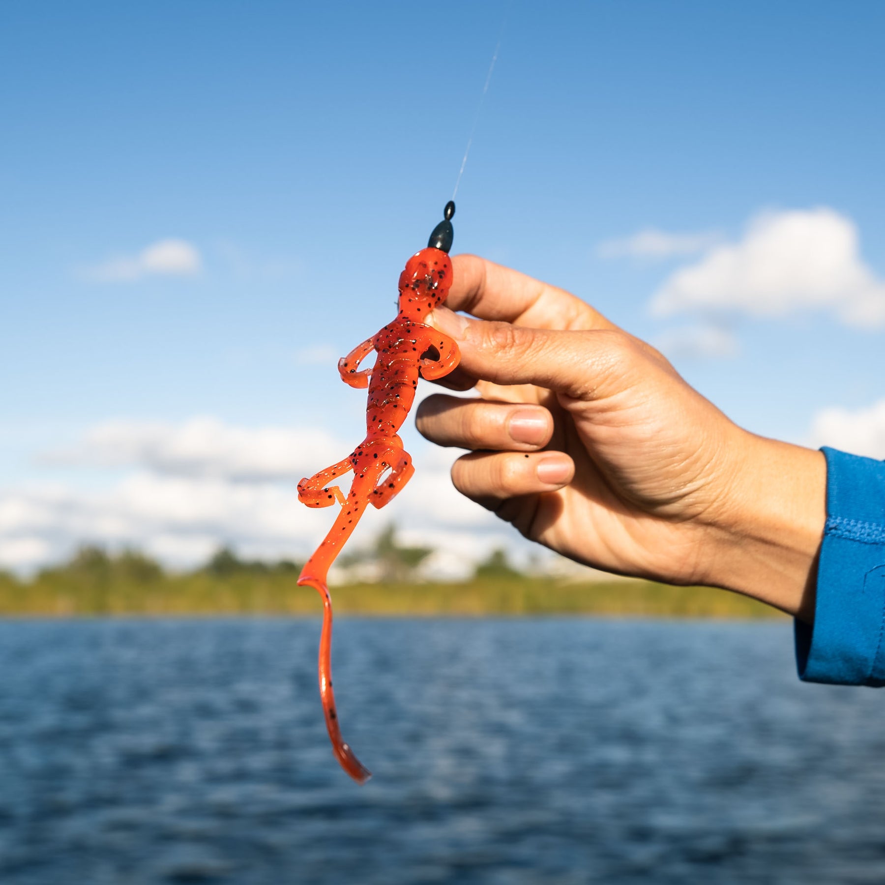 Googan Squad Slizzard Lizard – Lizard fishing bait with segmented body