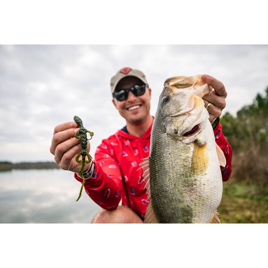 Googan Squad Slizzard Lizard – Lizard fishing bait with segmented body